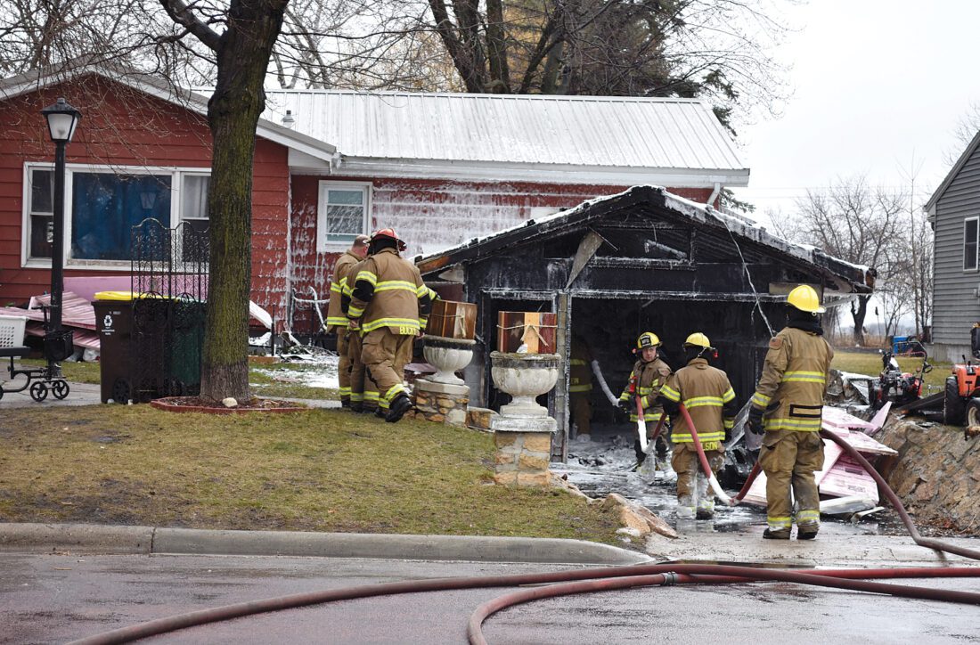 Fire destroys garage in Wells on Monday, April 1 | News, Sports, Jobs ...